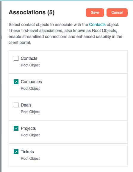 Configuring Object Association Labels